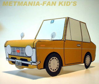 ART CORNER: Papercraft nostalgics by Metmania Fan | Japanese Nostalgic Car