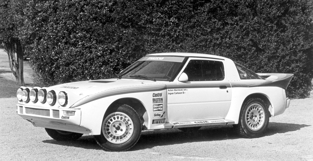 KIDNEY, ANYONE? Mazda RX-7 rally car with Group B power | Japanese ...