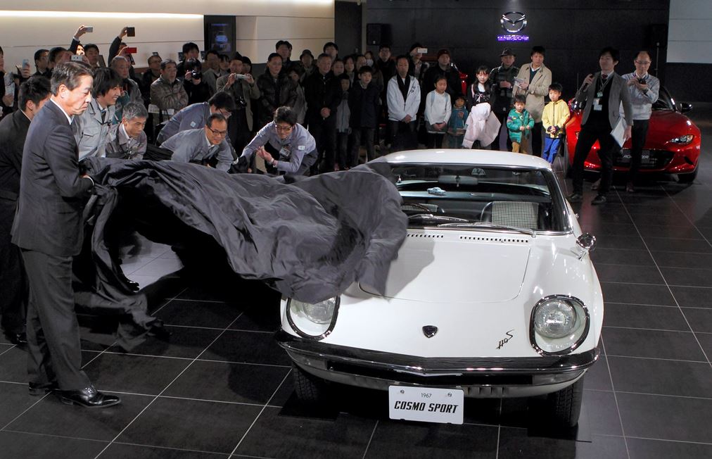 NEWS: Mazda finishes exquisite restoration of Cosmo Sport | Japanese ...
