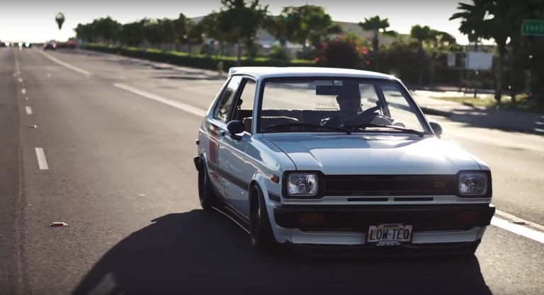 VIDEO: Tommy Dolo’s bagged KP61 Starlet | Japanese Nostalgic Car