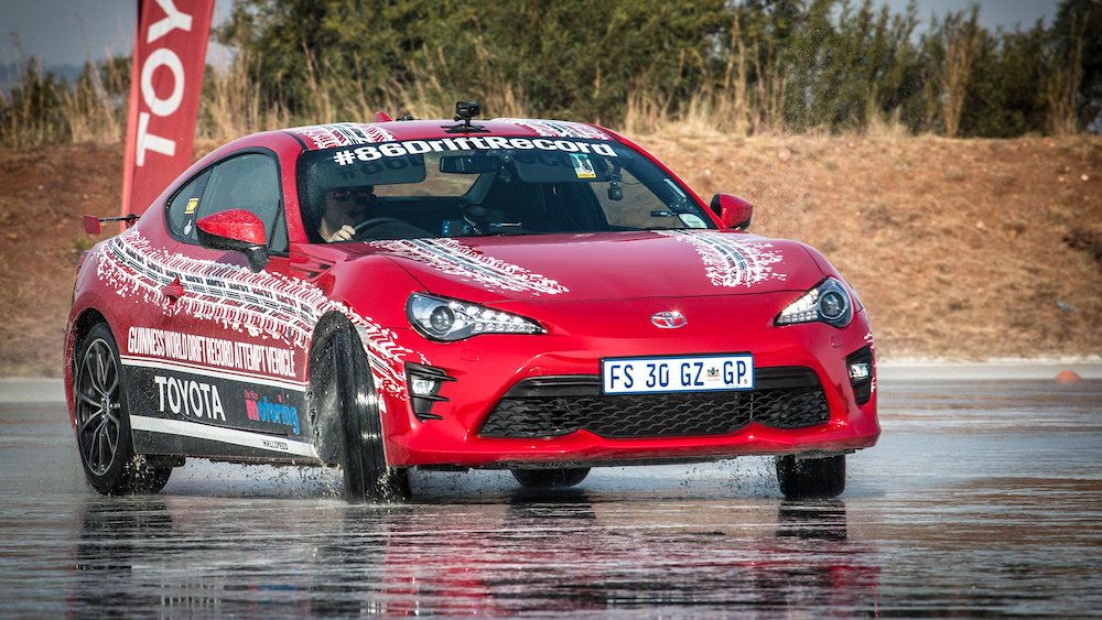 MOTORSPORT: Toyota 86 sets world record for the most drifting ...