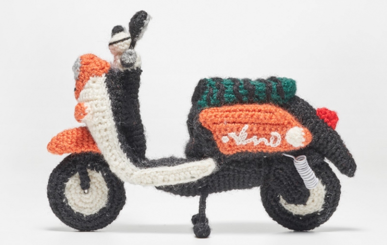 ART CORNER: Yamaha is here to help you crochet a bike out of actual ...
