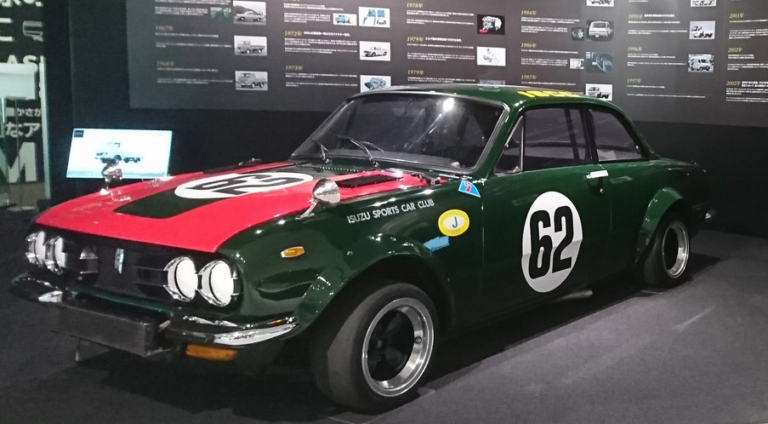 The Isuzu Plaza museum’s latest exhibit has a Bellett race car ...