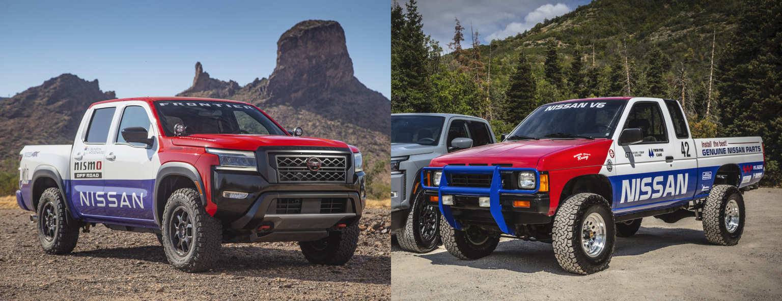 Nissan brings back 80s off-road racing livery on a Frontier rally truck ...