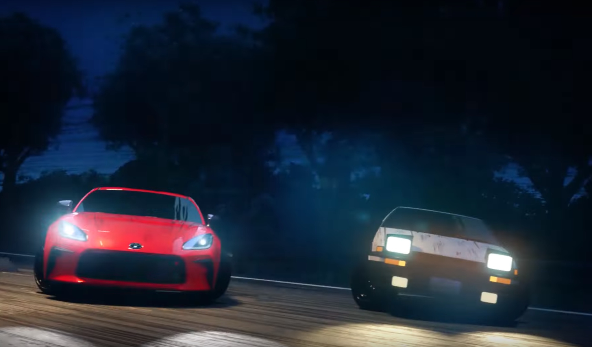 Toyota AE86 meets 2022 GR86 in stunning Initial D-inspired commercials ...