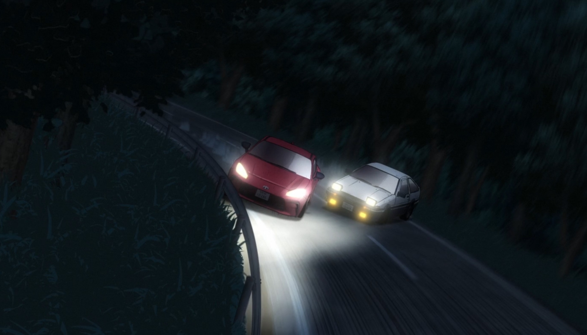 Initial D Toyota AE86 gets schooled by GR86 again, with a different ...