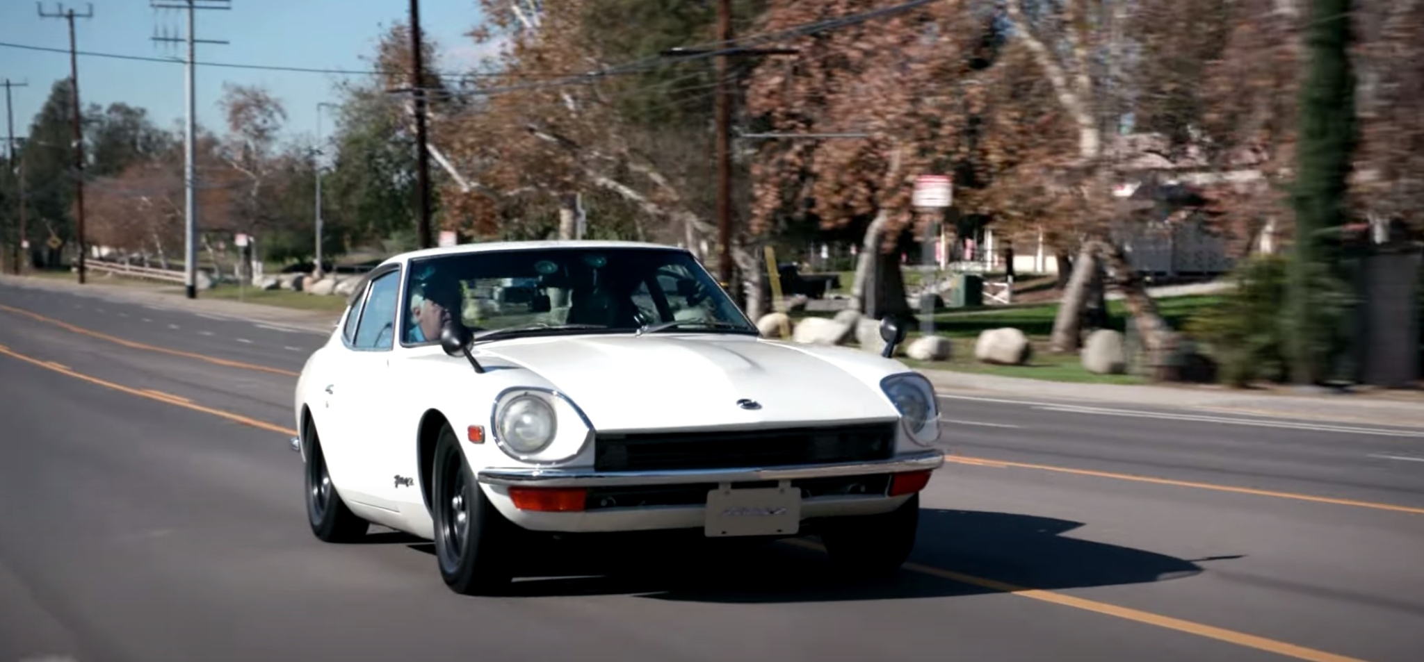 Jay Leno drives a flawlessly restored Nissan Fairlady Z | Japanese ...