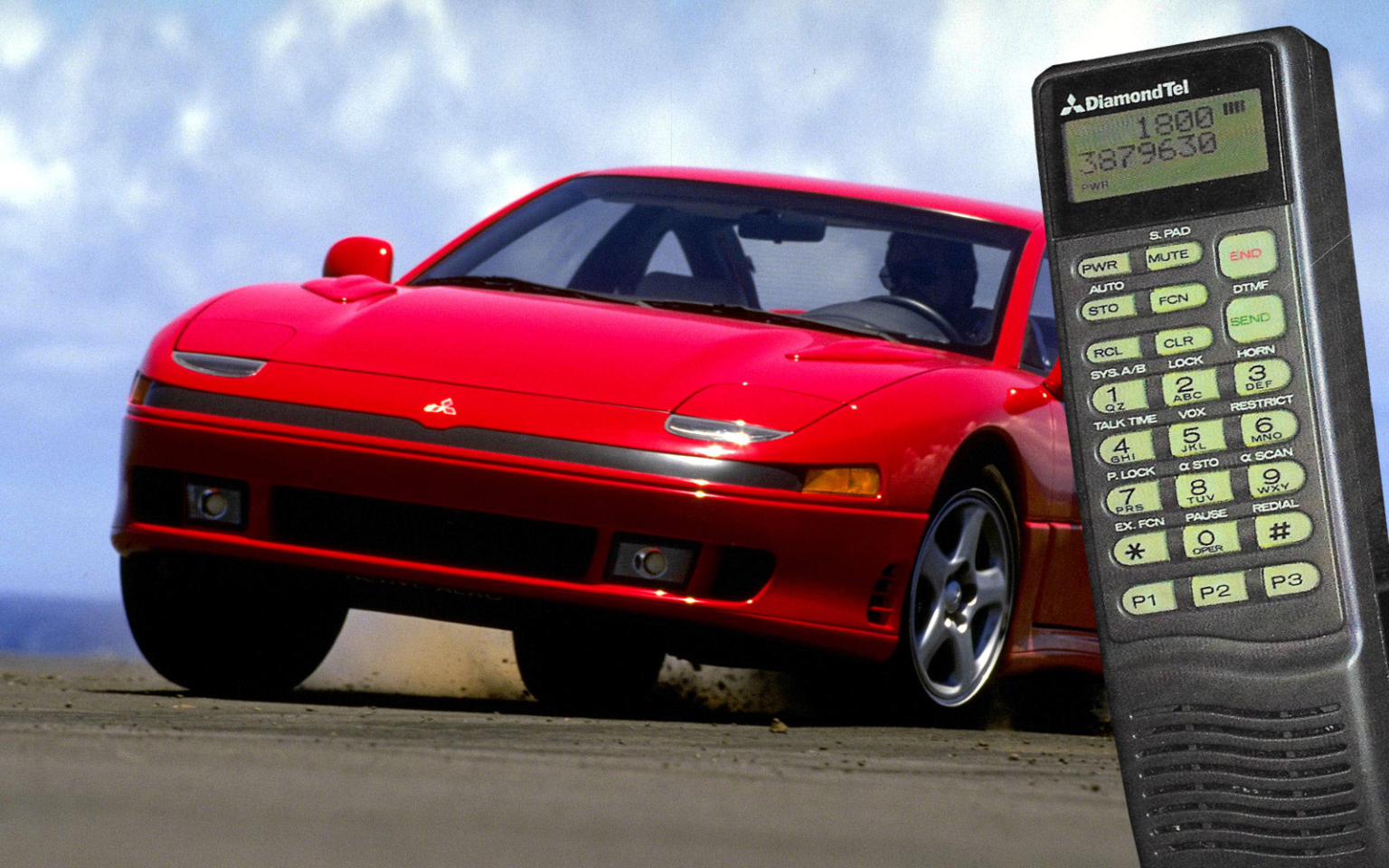 Mitsubishi 3000GT car phone made functional again, despite total ...