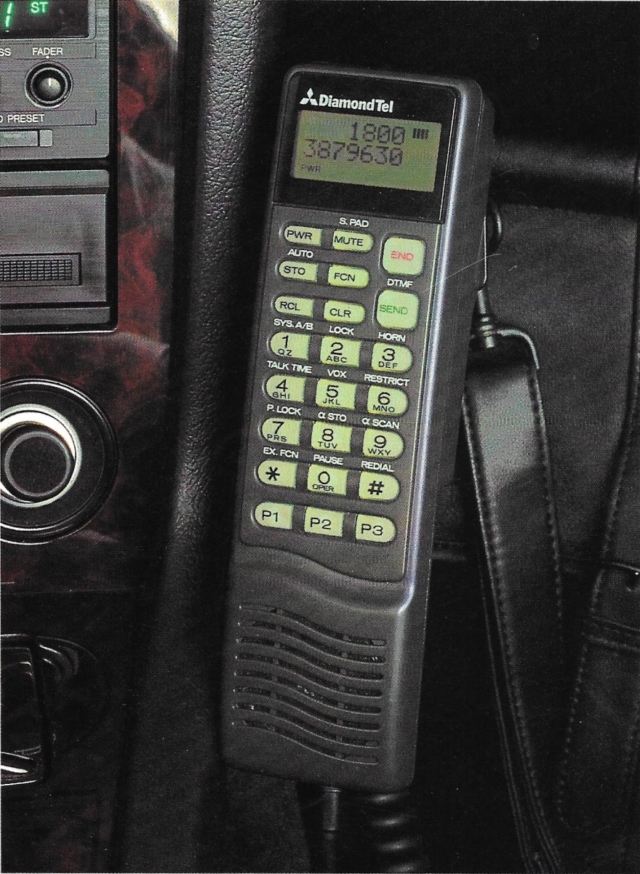 Mitsubishi 3000GT car phone made functional again, despite total ...