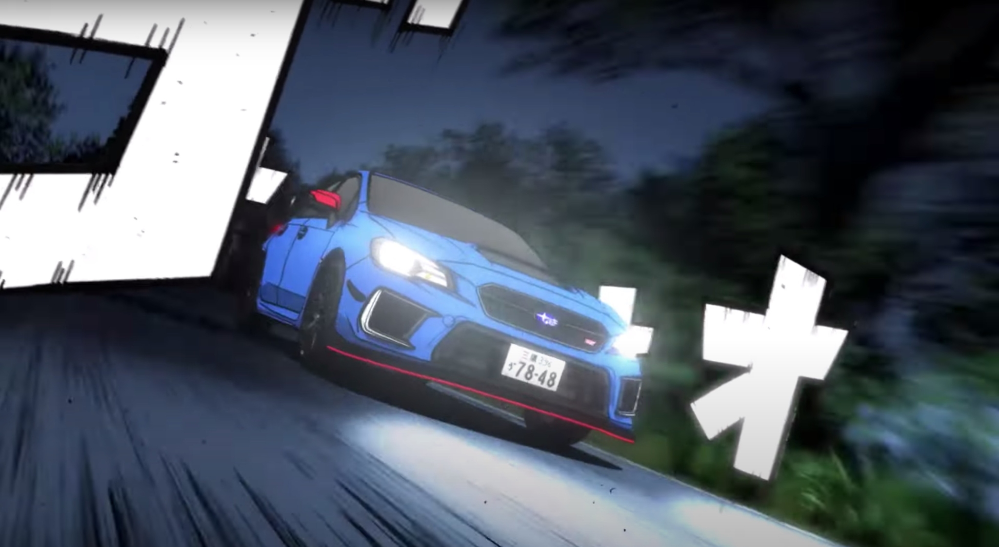 Subaru sends off the WRX STI with Initial D anime-style ad | Japanese ...