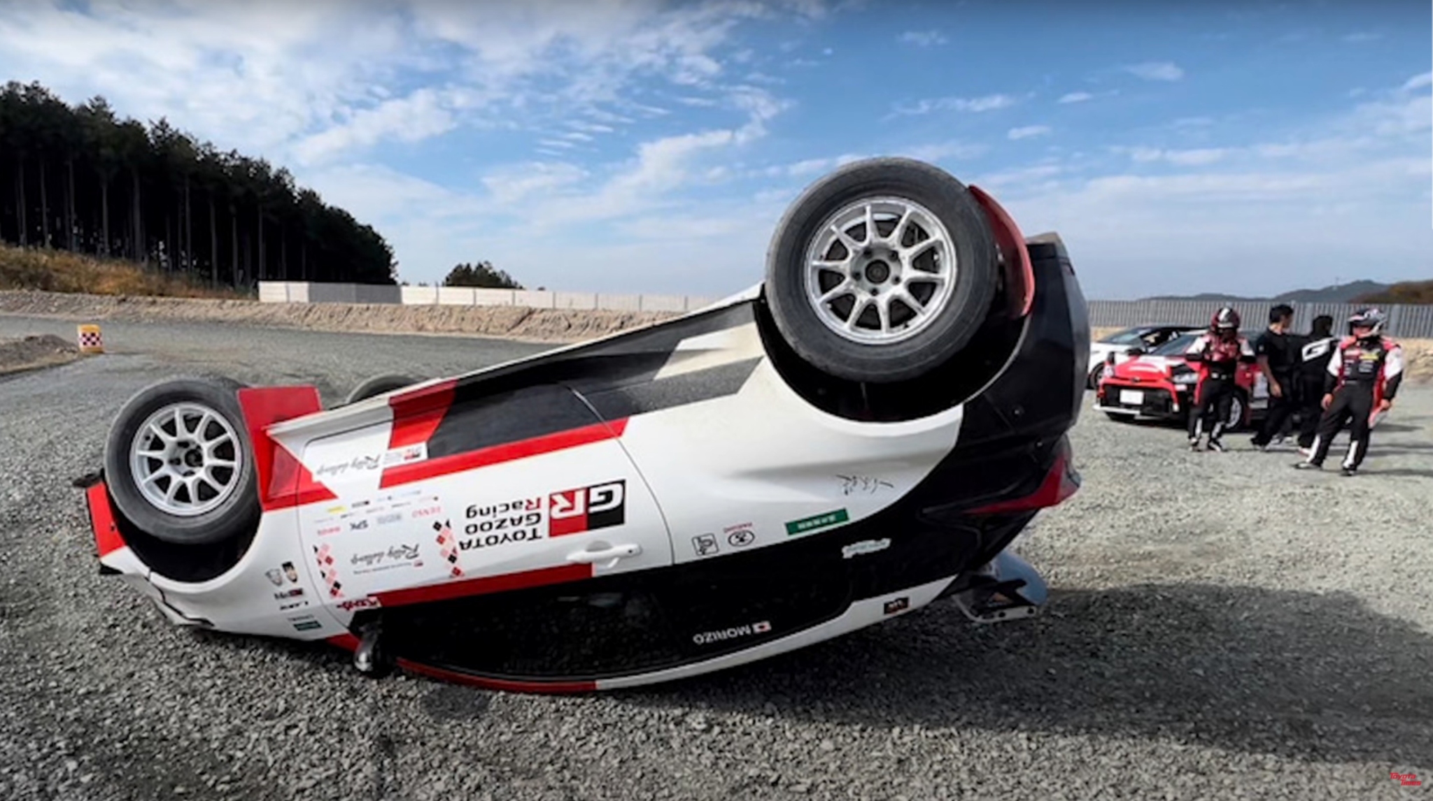 Akio Toyoda is so badass he flipped a GR Yaris rally car | Japanese ...