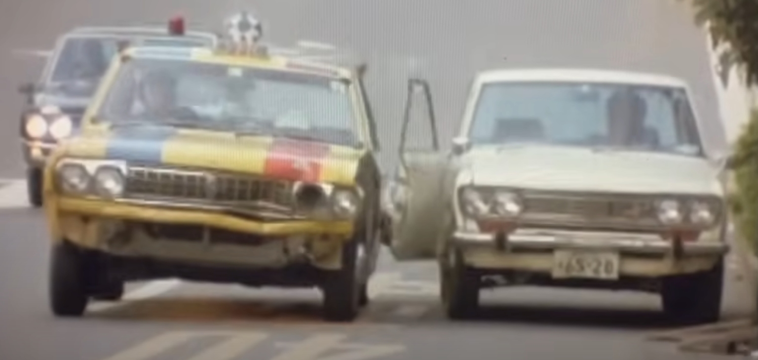 Nissan Cedric taxis sure can take a beating, but the door hinges could ...