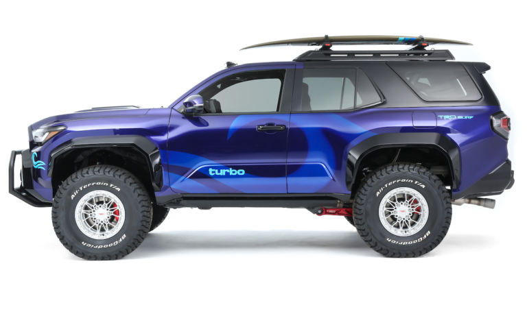 Toyota built a retro ‘4Runner TRD Surf’ with two doors and removable ...