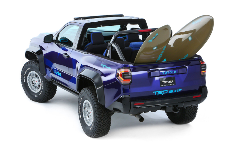 Toyota built a retro ‘4Runner TRD Surf’ with two doors and removable ...
