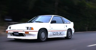 Car & Driver‘s twin-engined Honda CRX rides again, with Jay Leno behind ...
