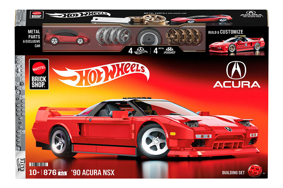 Mattel Brick Shop Acura NSX features a JNC surprise | Japanese Nostalgic Car