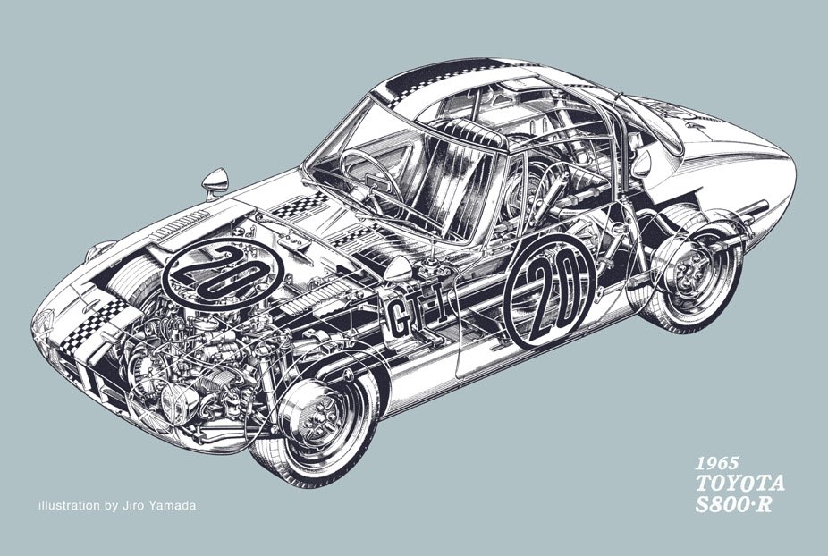 RIP Jiro Yamada, legendary automotive cutaway illustrator who turned ...